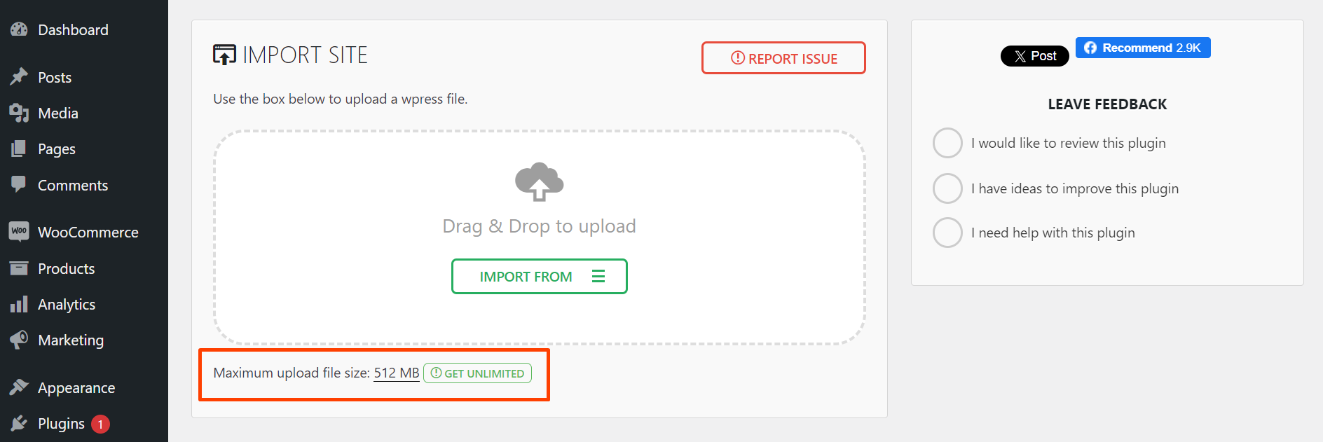 How To Increase The Upload File Size Of All In One Wp Migration Wpcollege